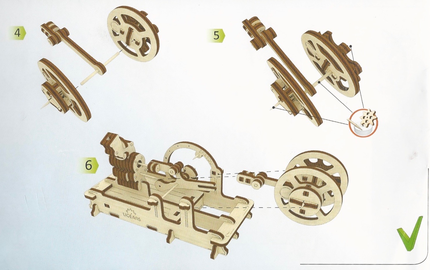 BUILDING THE UGEARS PNEUMATIC ENGINE | Simanaitis Says