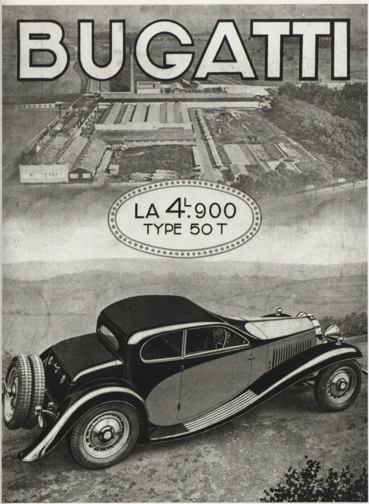 A MOVEABLE FEAST OF ELEGANCE—THE BUGATTI TYPE 50T | Simanaitis Says