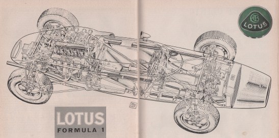 1961 F1: space-frame chassis (Lotus used tubes for oil and coolant ...