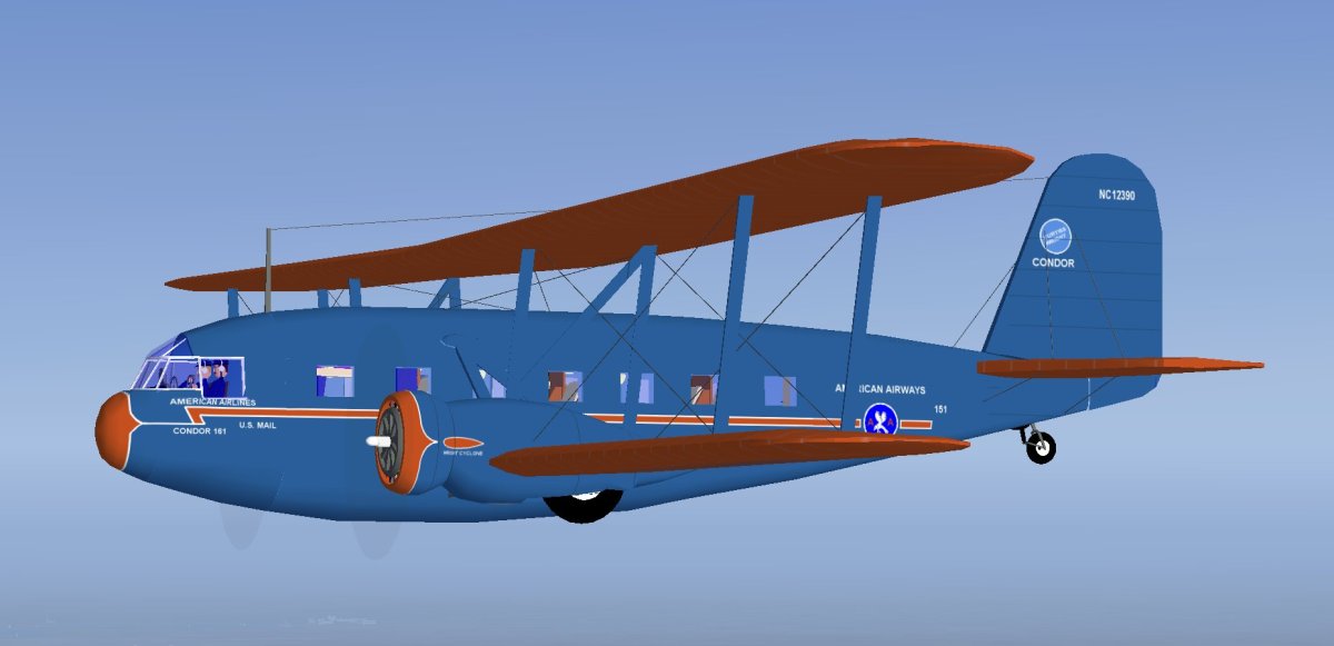 RENDERING A CURTISS CONDOR T-32 | Simanaitis Says